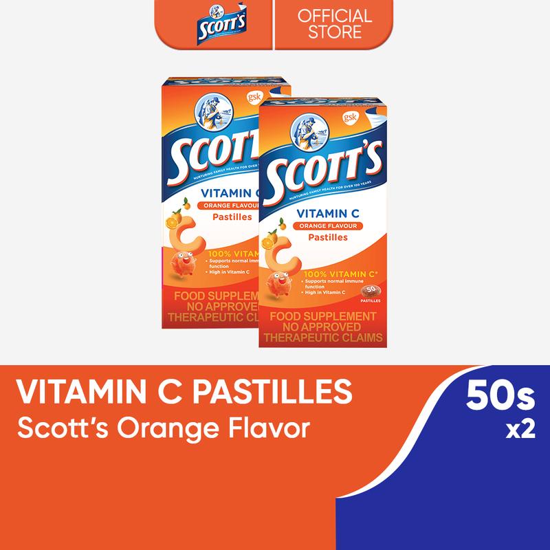 Scott's Vitamin C Pastilles Orange 50s (Pack of 2) - TikTok Shop ...