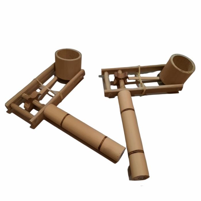 Grosir 10 pcs Klotokan Bambu Putar Otok otok Handmade Mainan Jadul Anak ...