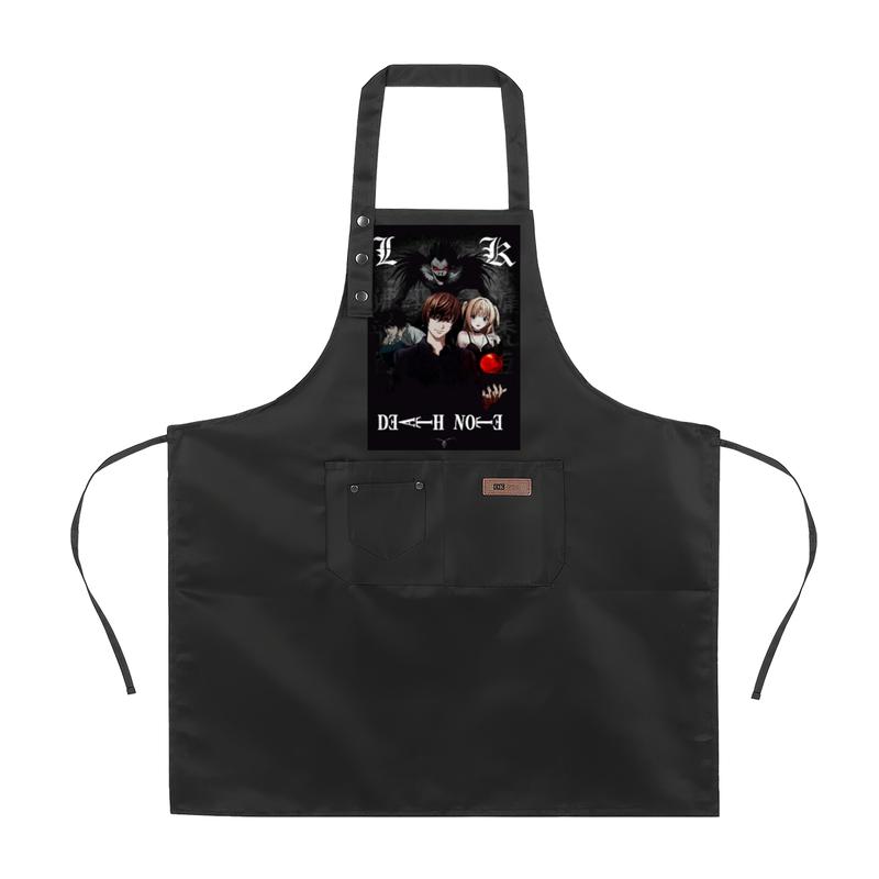 Death Note Kitchen Bib Apron, Adjustable with 2 Pockets, Water - TikTok ...