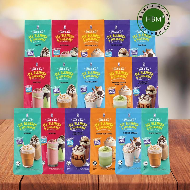 GFB Mix-Lah Ice Blended & Milkshake Premix Powder 1KG / Frappe - TikTok ...