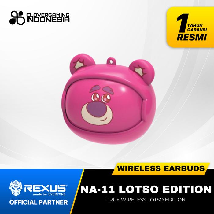Jual Rexus NA11 NA-11 Wireless Bluetooth Earbuds TWS Lotso Edition ...