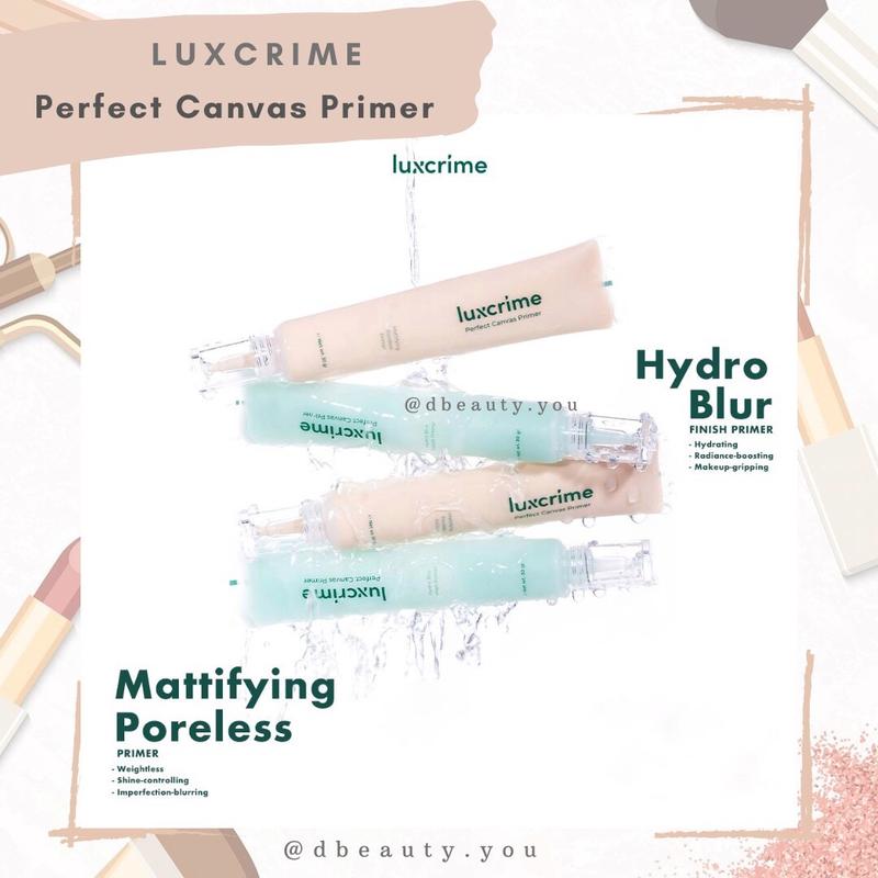 LUXCRIME Canvas Primer - Hydro Blur Finish / Mattifying Poreless PRIMER ...