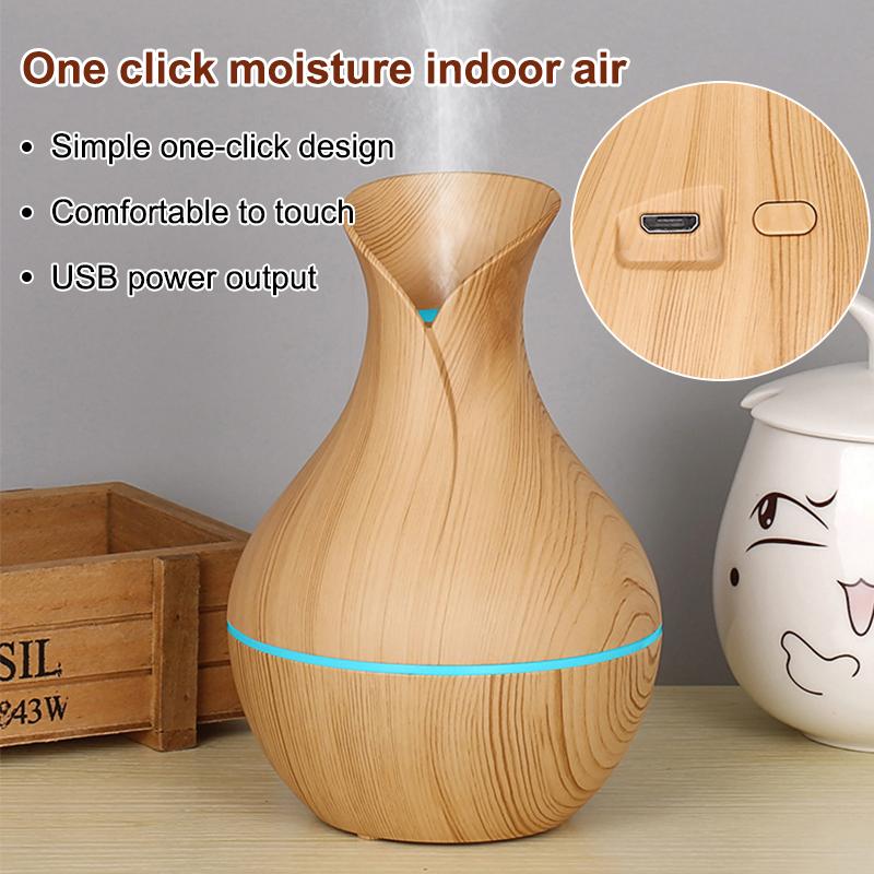 200ml Air Humidifier Essential Oil Diffuser USB Mist Maker Mini ...