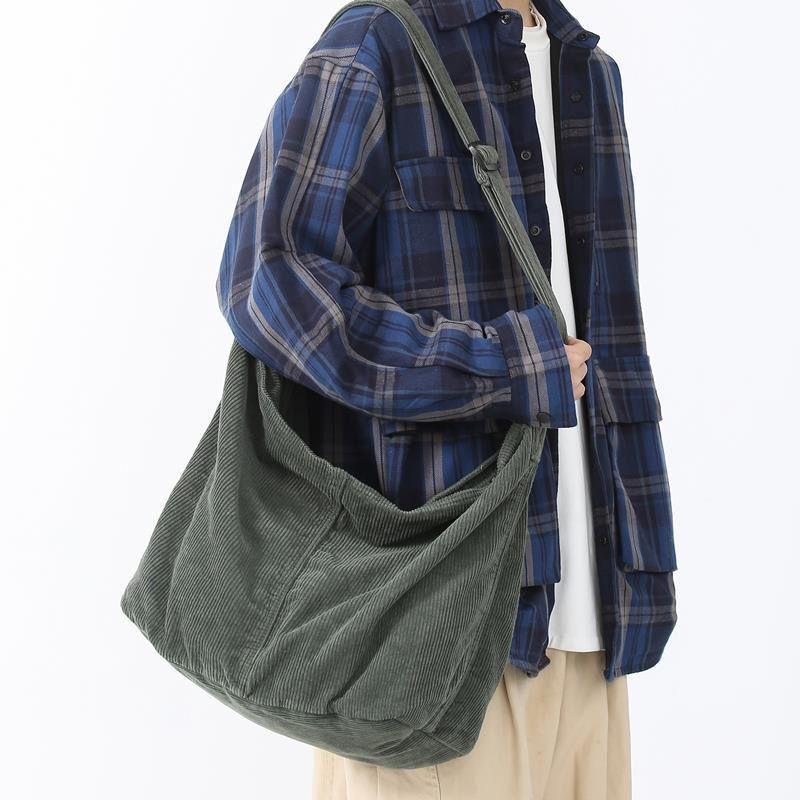 Beg Utusan Bahu Kanvas, Gaya Jepun, Kapasiti Besar, Serbaguna, - TikTok ...