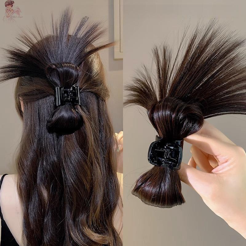 Bun Idle Style High Ponytail Hot Girl Hair Grip Wig - TikTok Shop Singapore