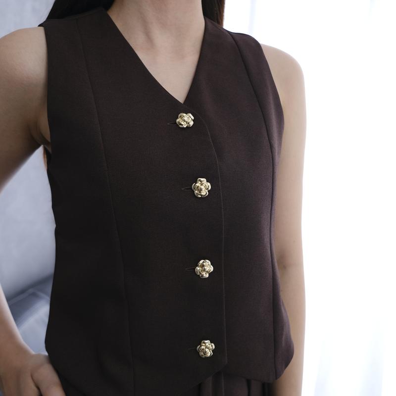 HAZEL Vior | Baju Vest Casual Top |TAYLOR Highwaist Pants Kulot - Shop ...
