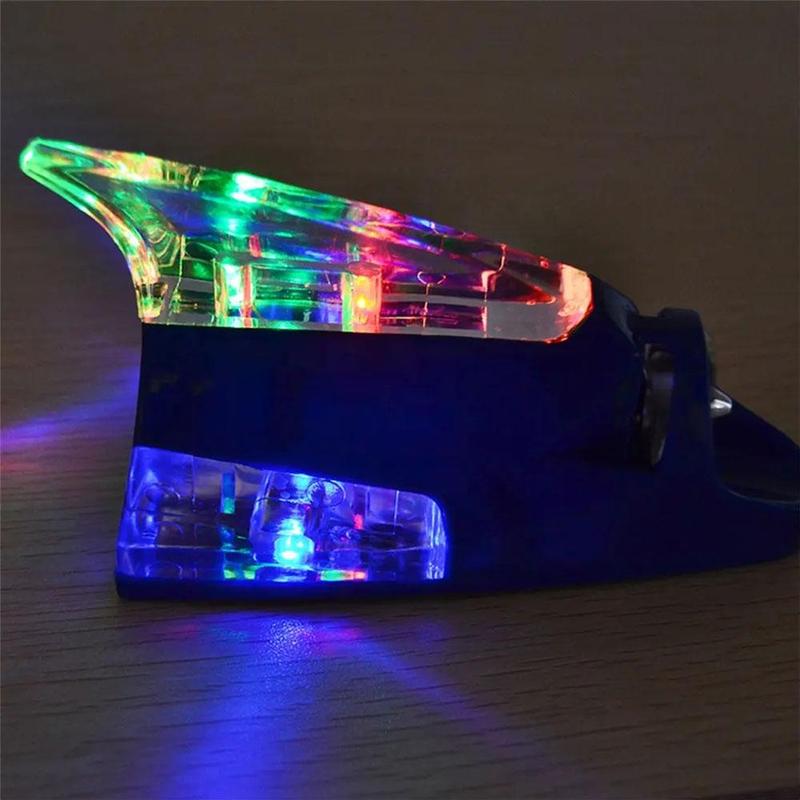 Shark fin lights led car wind power, anticollision burst flash light ...