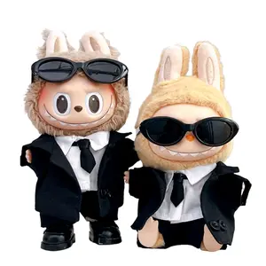 3-piece Doll Clothes Overall Set For 17cm Labu-bu,Chic Stylish Outfit ...