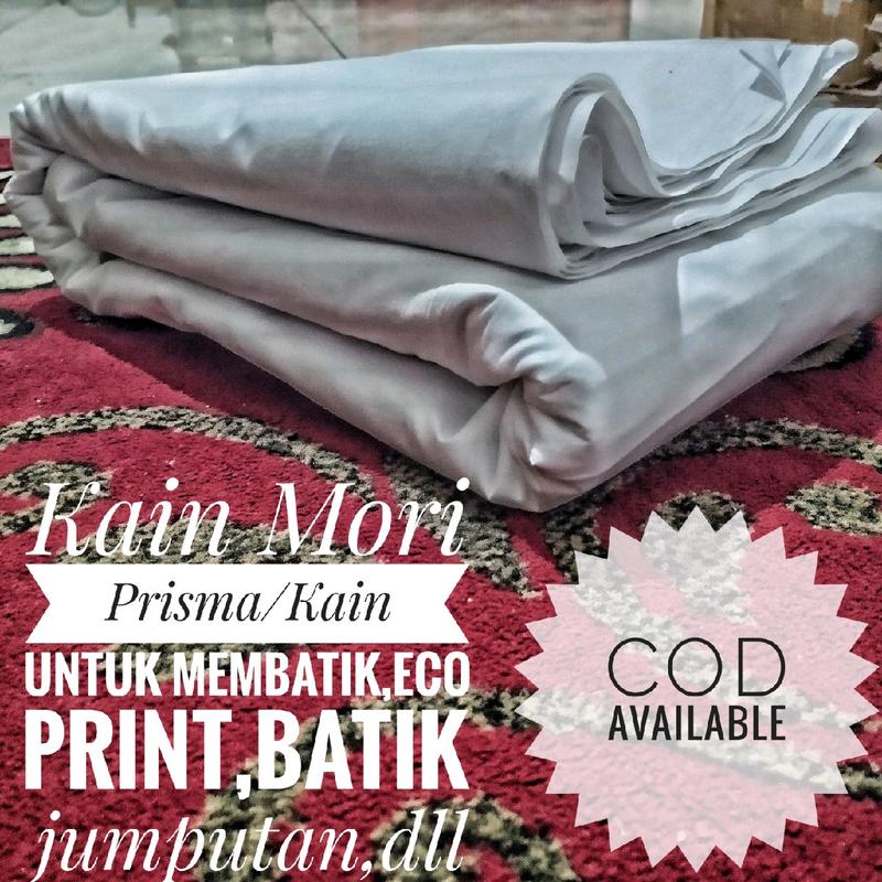 Kain Mori Putih Primissima/Primisima Batik /Belajar membatik/Tie - Shop ...