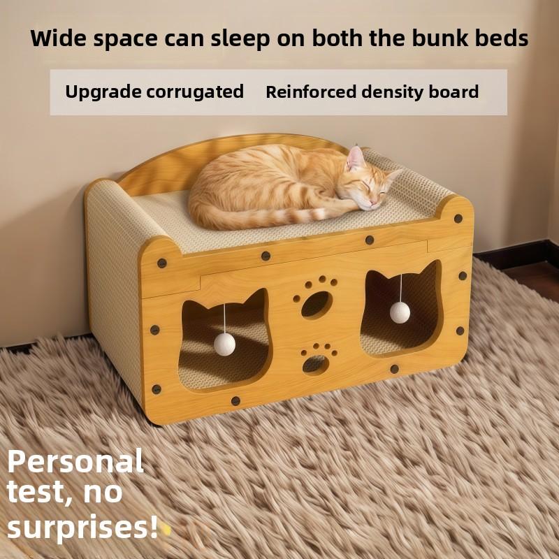 Papan Mencakar Kucing, Bersepadu dengan Rumah Kucing, Saiz Lebih ...