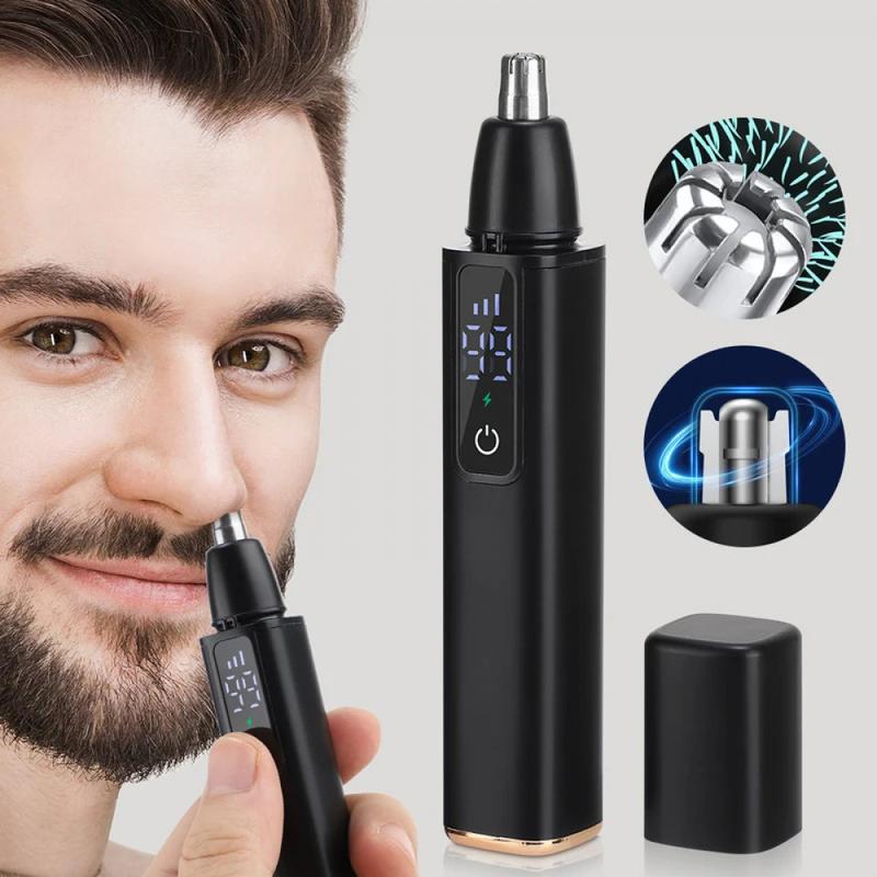 Electric Nose Hair Trimmer Implement Shaver Clipper Men Women Ear Neck ...