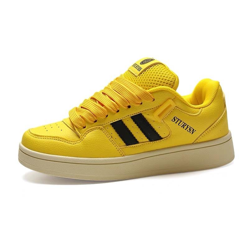 2025 Campus High-Value Yellow Chubby Bread Shoes for Women Mesh ...