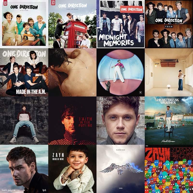 w/ FREE INSTAX! One Direction OT5 1D Square Posters Wall Decor - TikTok ...