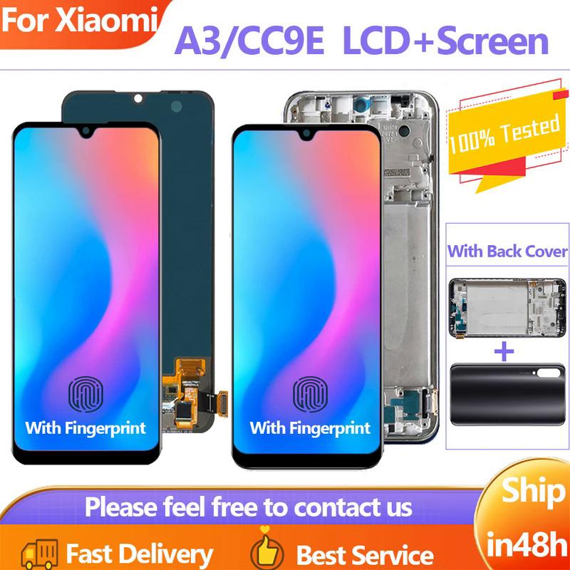 For Xiaomi Mi A3 CC9e LCD Display Touch Screen Digitizer Assembly ...