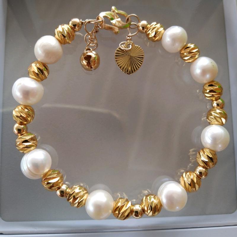 Gelang Tangan Mutiara Asli Mix Bebola Suasa - TikTok Shop Malaysia