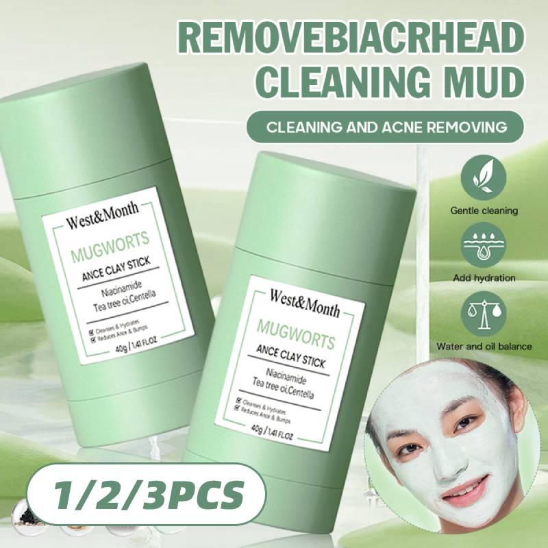 [1/2/3PCS] Mugwort Clay Mask Stick Solid Mask Mud Stick Gentle - TikTok ...