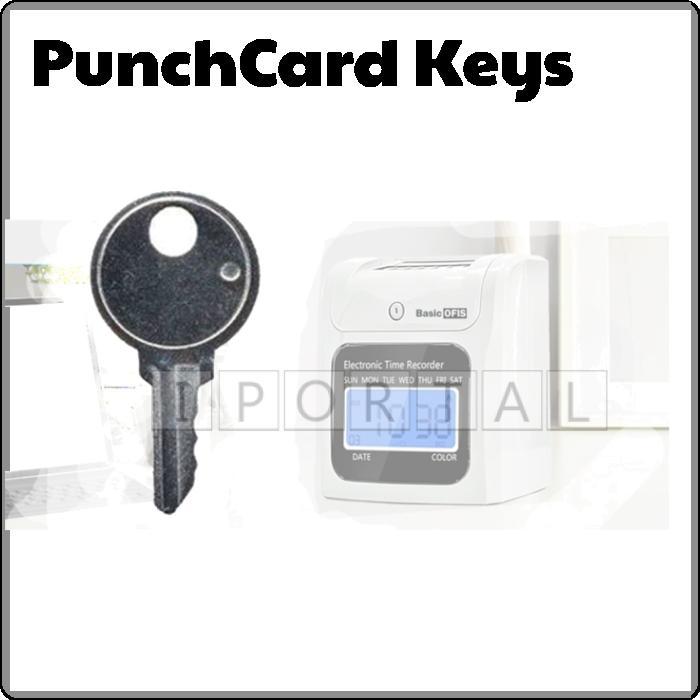Universal Key For Punch Card Machine Time Recorder - TikTok Shop Malaysia