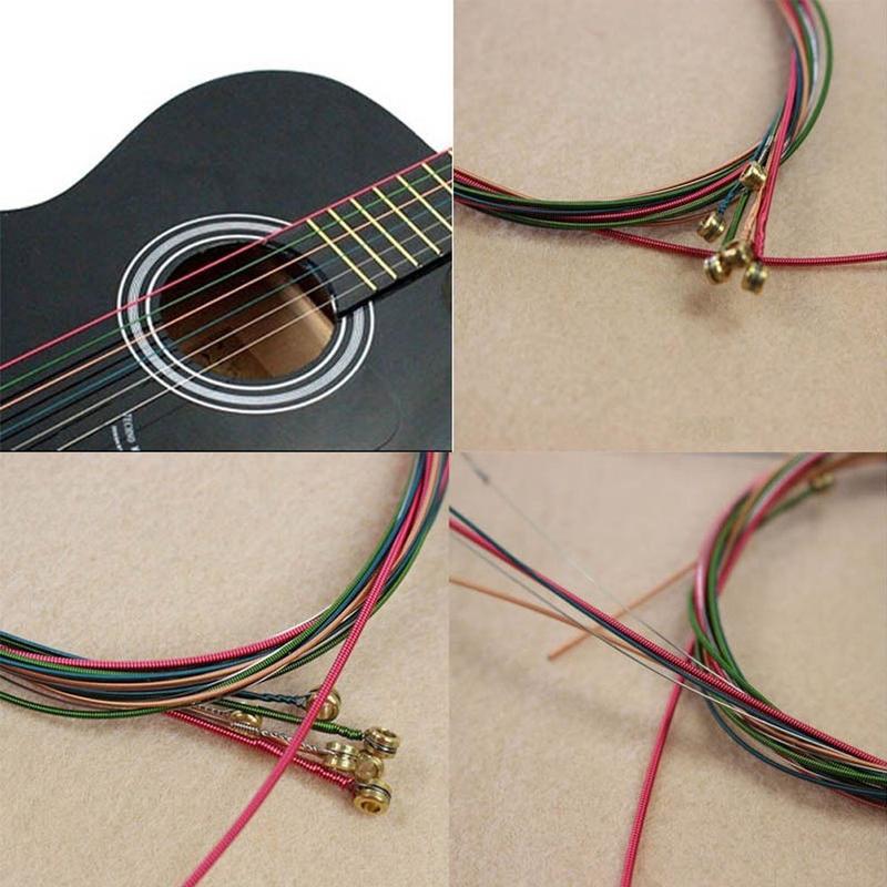 Tali Gitar Akustik, Warna Pelangi, Berkualiti Tinggi, Panjan - TikTok ...
