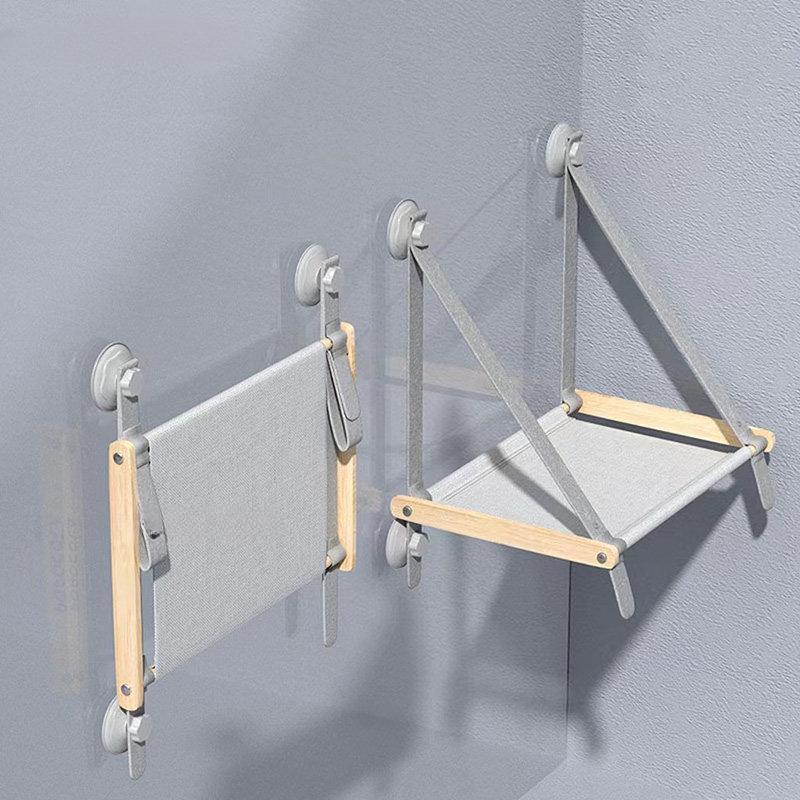 Shelves Sleeping Hammock Window Cats Wood Hanging With Stand - TikTok ...