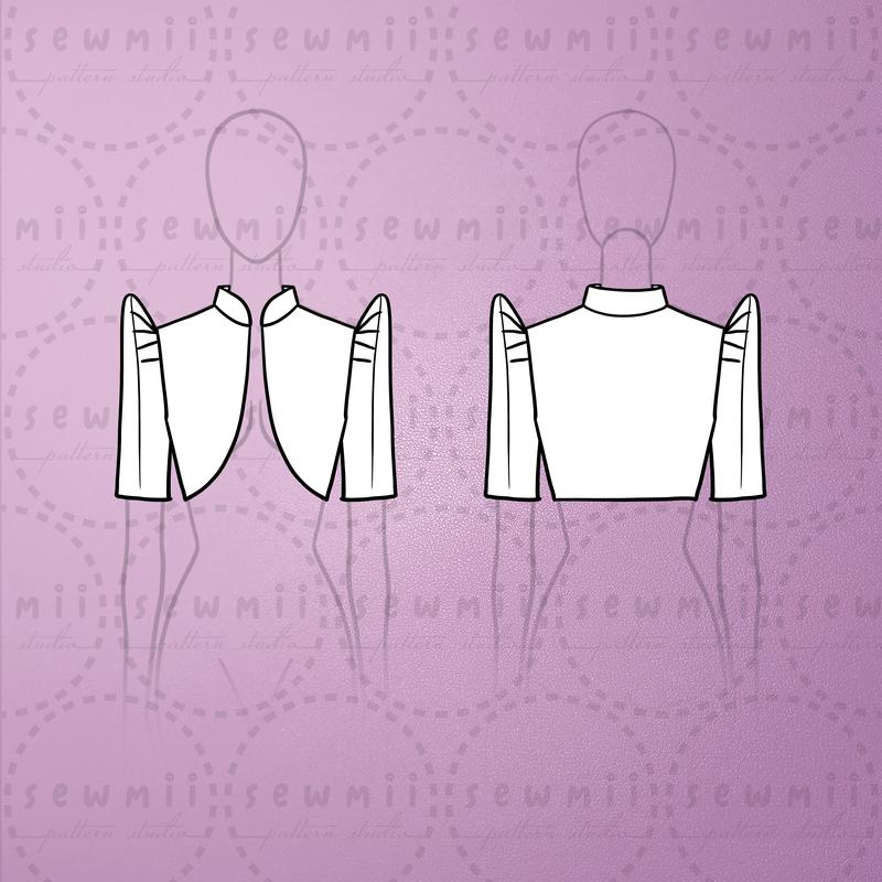 Sewing Pattern - Cropped Bolero tops - Bolero Terno - Patter - TikTok ...