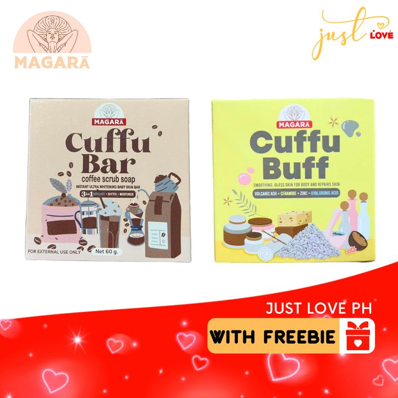 Magara Skin Cuffu Bar Coffee Scrub Soap 60g | Cuffu Buff Volcanic ...