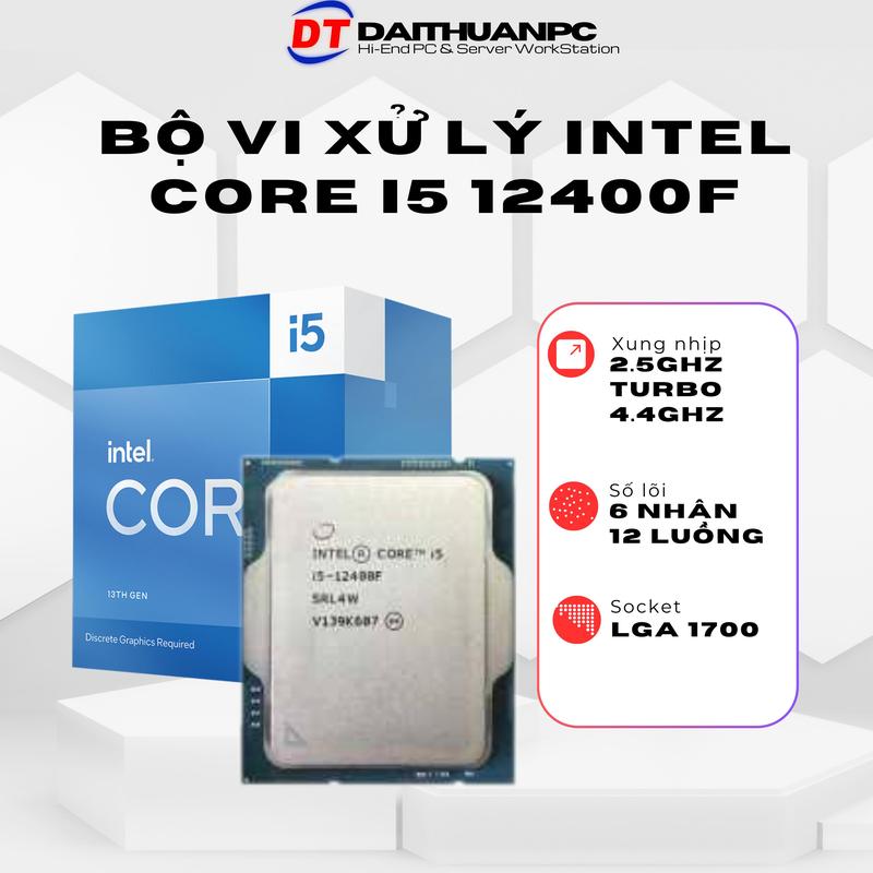 CPU Intel Core I5-12400F (Up To 4.4Ghz, 6 Nhân 12 Luồng, 18M - TikTok ...