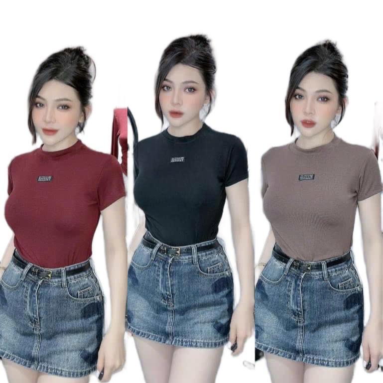 Áo thun cộc tay dáng ôm vừa cho các bạn nữ - TikTok Shop Vietnam