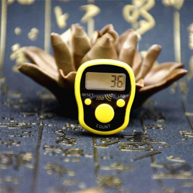LED Electronic Finger Clicker Tasbih Handheld Ring Click Lap - TikTok ...