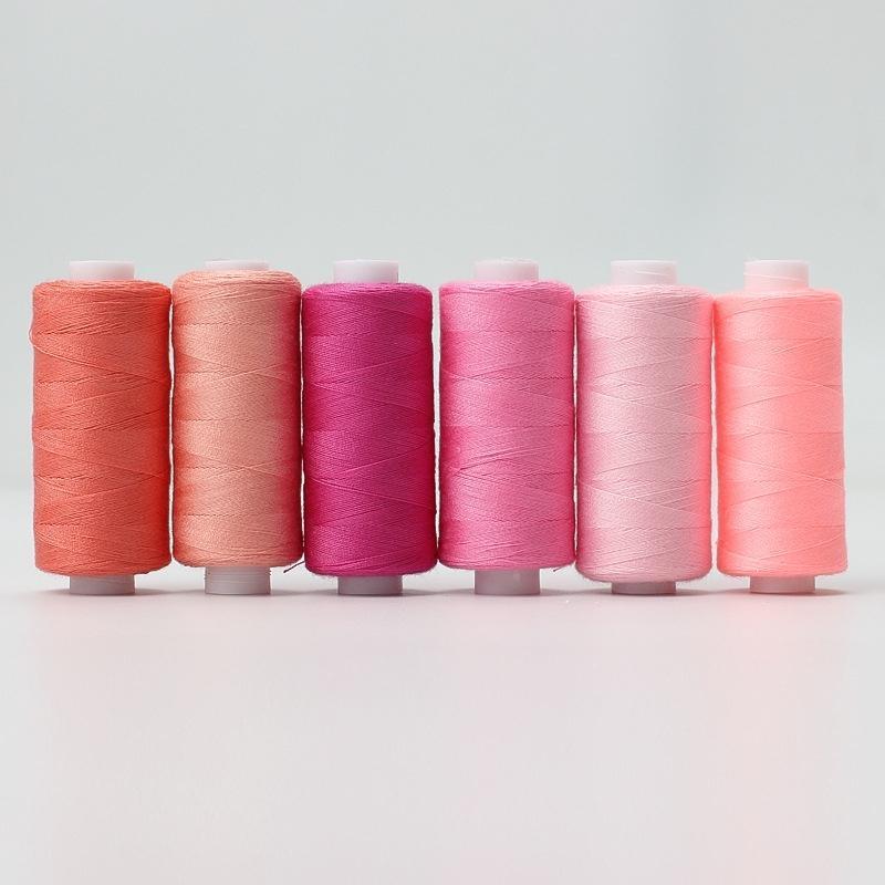 6pcs/set 402 Sewing Thread Colorful Household 6-axis Manual Sewing ...