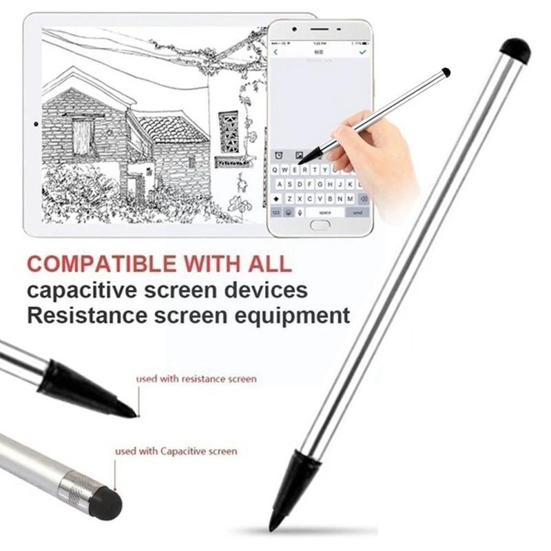 Pen Skrin Dwi Guna Universal, Set 3PCS, Sesuai untuk Ipad, Stylus ...