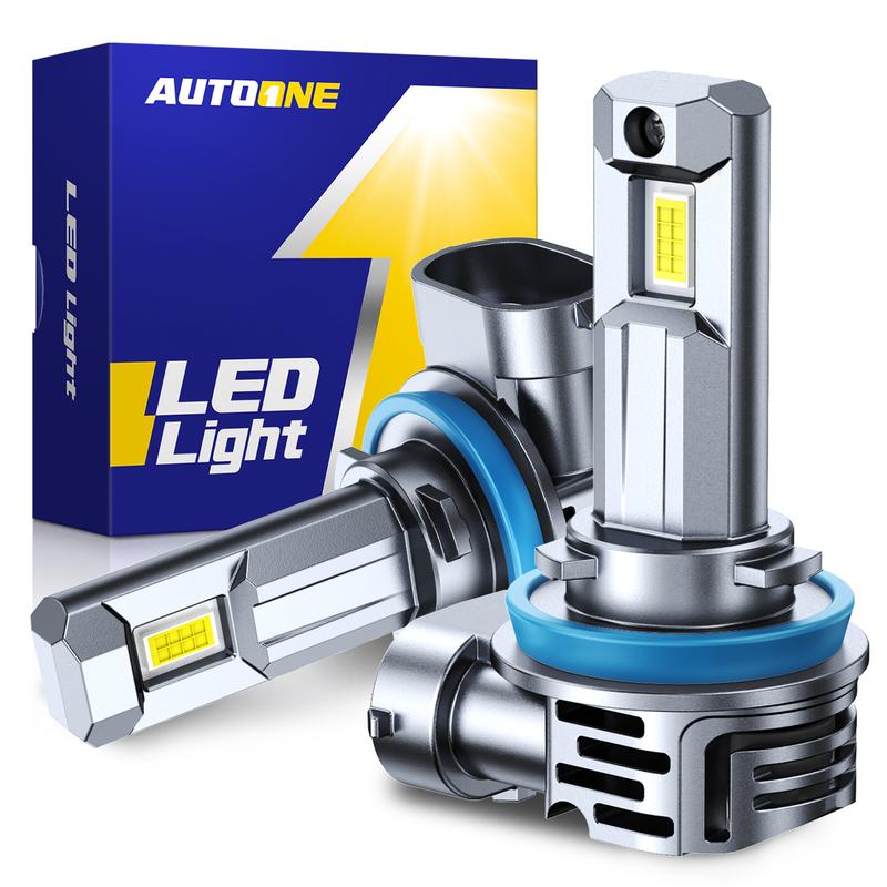 AUTOONE Upgraded H11/H9/H8/H16 LED Headlight Bulb, H11 Fog Lights ...