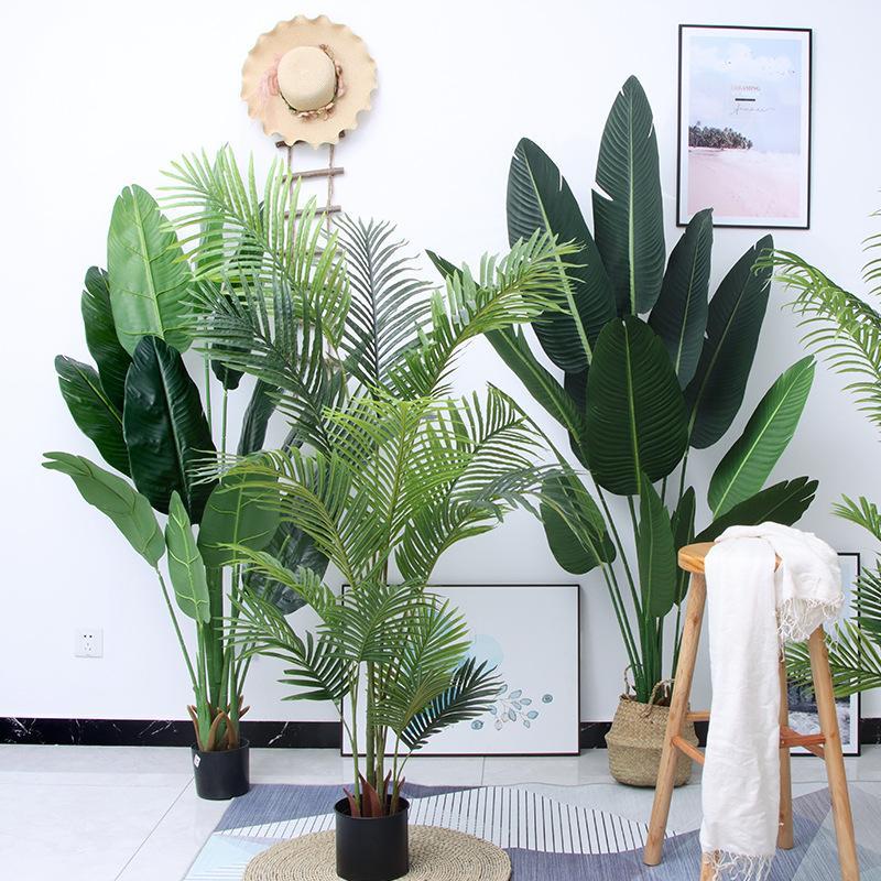 25Leaf Skybird Pokok Palsu Artificial Plant Daun Tebal Monstera ...