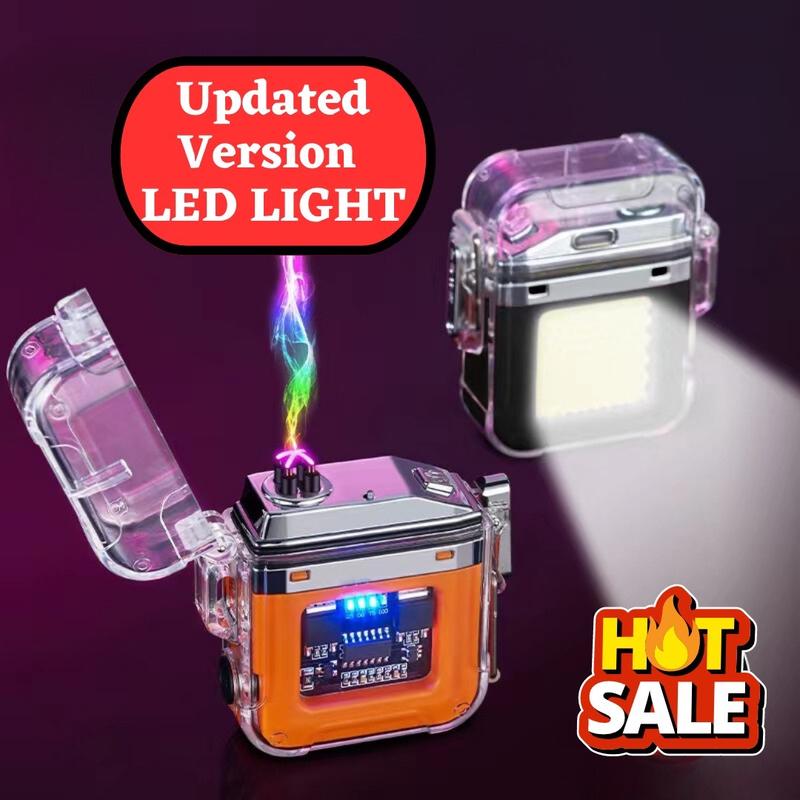 Lampu LED Terang,Lezer USB Rechargeable Battery ,Jelly Case,Windproof ...