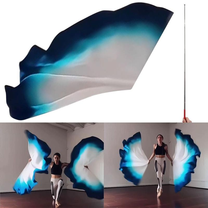 New with Telescopic Sticks Belly Dance Accessories Props Multicolor ...
