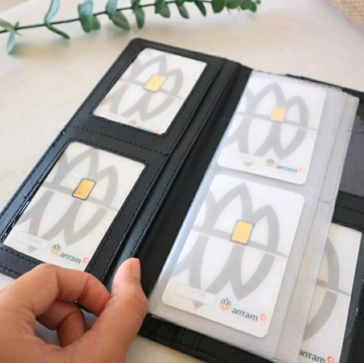 CARD HOLDER LOGAM MULIA DOMPET ANTAM LOGAM MULIA DOMPET EMAS - Shop ...