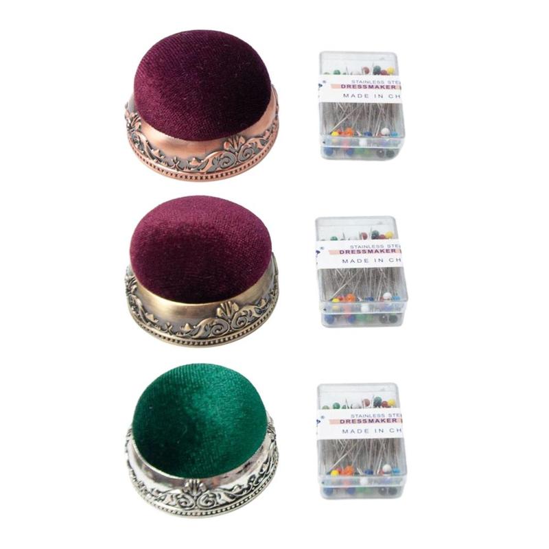Vintage Sewing Pin Cushion Half Round Pin Cushion With Metal - TikTok ...
