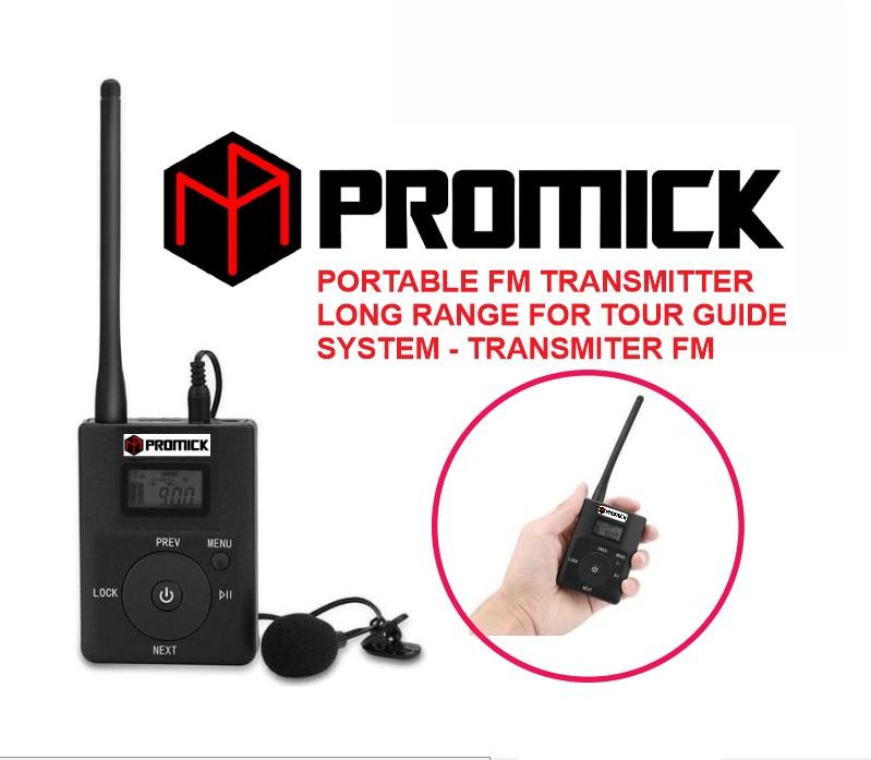 PORTABLE FM TRANSMITTER LONG RANGE MICROPHONE FOR AUDIO TOUR GUIDE ...