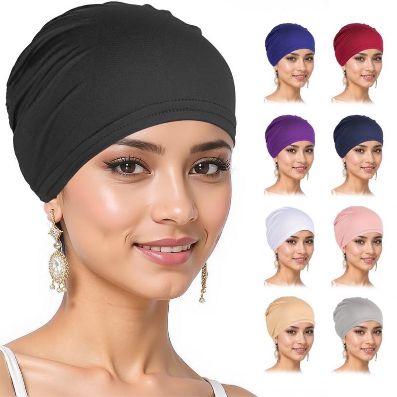 [New Direct Sale!] Solid Women's Underscarf Cap / Soft & Breathable ...