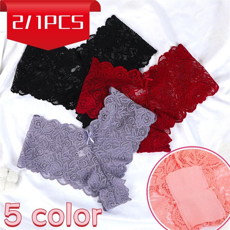 Seluar Dalam Ikatan bentuk rama-rama Renda, Untuk Wanita, Seluar-T ...