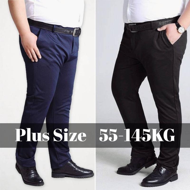 55-145KG Men's Oversized Formal Business Flexible Elastic Long - TikTok ...