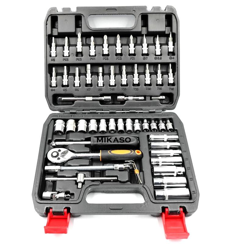 [Saiz 1/4] 53 pcs Ratchet Box Socket Set Box 50 / 5,000 Set - TikTok ...