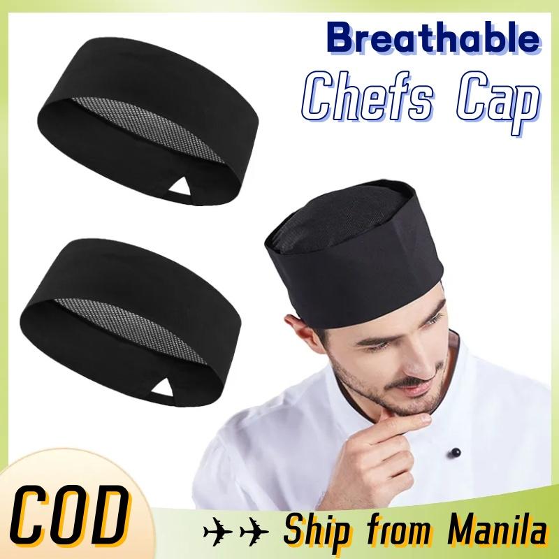 【COD】Breathable Chef Hat Adjustable Mesh Chefs Cap Hair Net for ...