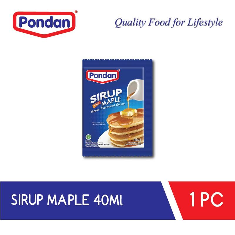 Pondan Sirup Maple Sachet 40ml Minuman Botol - Shop | Tokopedia