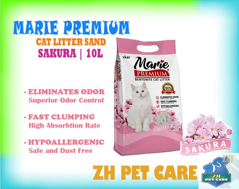 MARIE Premium Cat Sand - SAKURA | 10L - TikTok Shop Philippines
