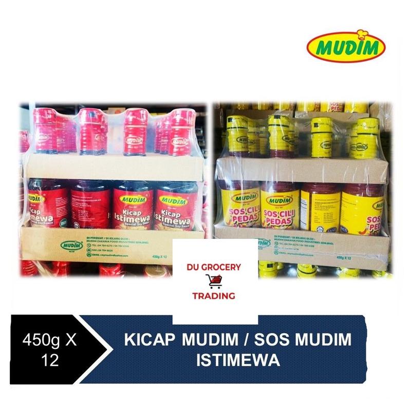 SOS CILI / KICAP MUDIM 450G X 12 Botol (Carton) Cooking Food - TikTok ...
