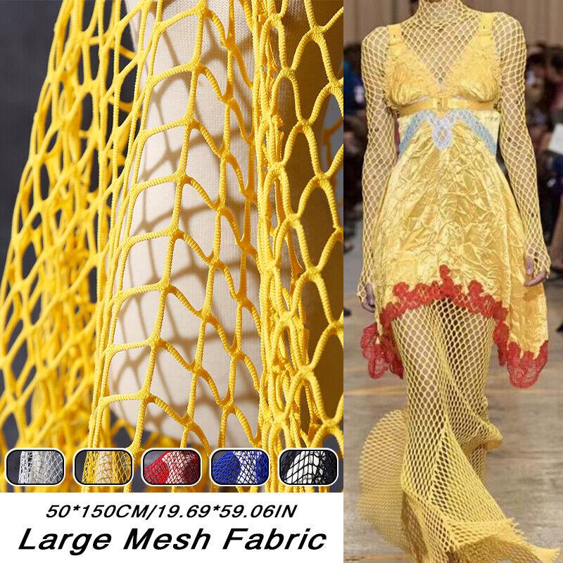 50cmx150cm Fish Net Mesh Cloth Fabric Hollow Mesh Lace Dress - TikTok ...