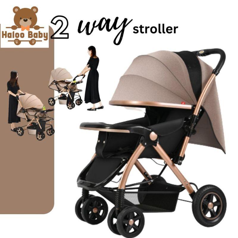 2 Way Foldable Stroller Newborn Baby Lightweight Kereta Tola - TikTok ...