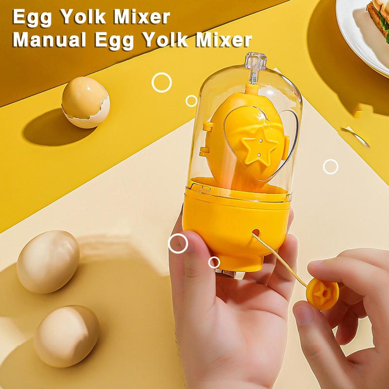 Egg Yolk White Mixer Scrambler Manual Egg Shaker Making Hard - TikTok ...