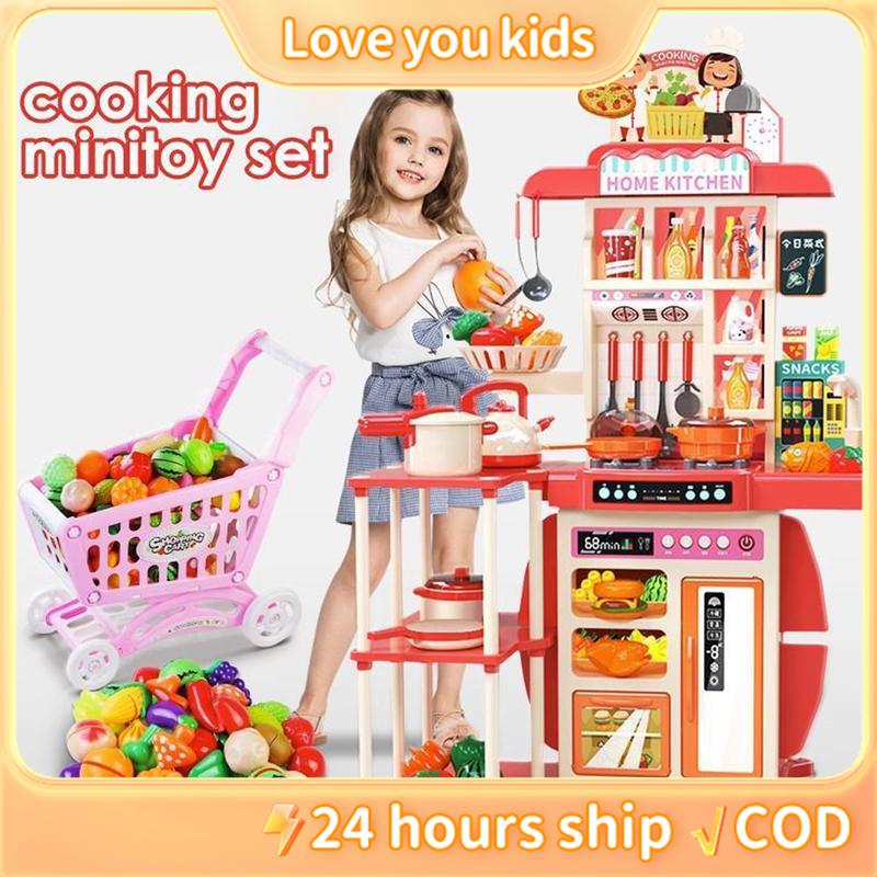 Girls Cooking Set: Large Kitchen Playset for Toddlers, perfect - TikTok ...