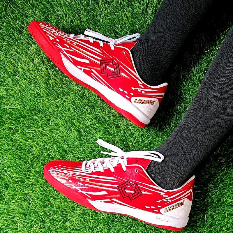 Terbaru !!!! Sepatu Futsal Pria Leegion Thunderbolt in Red white - Shop ...